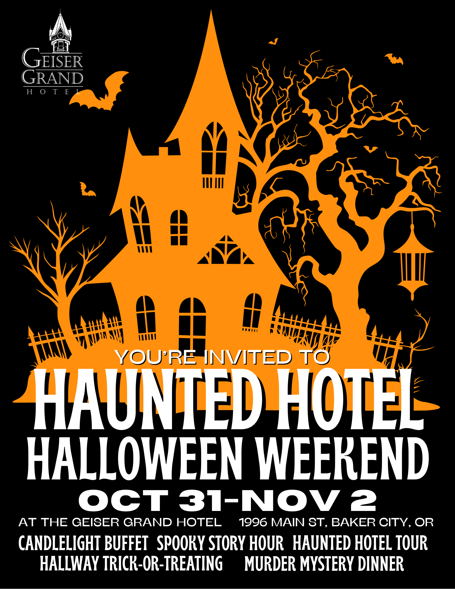 Haunted Hotel Halloween Weekend